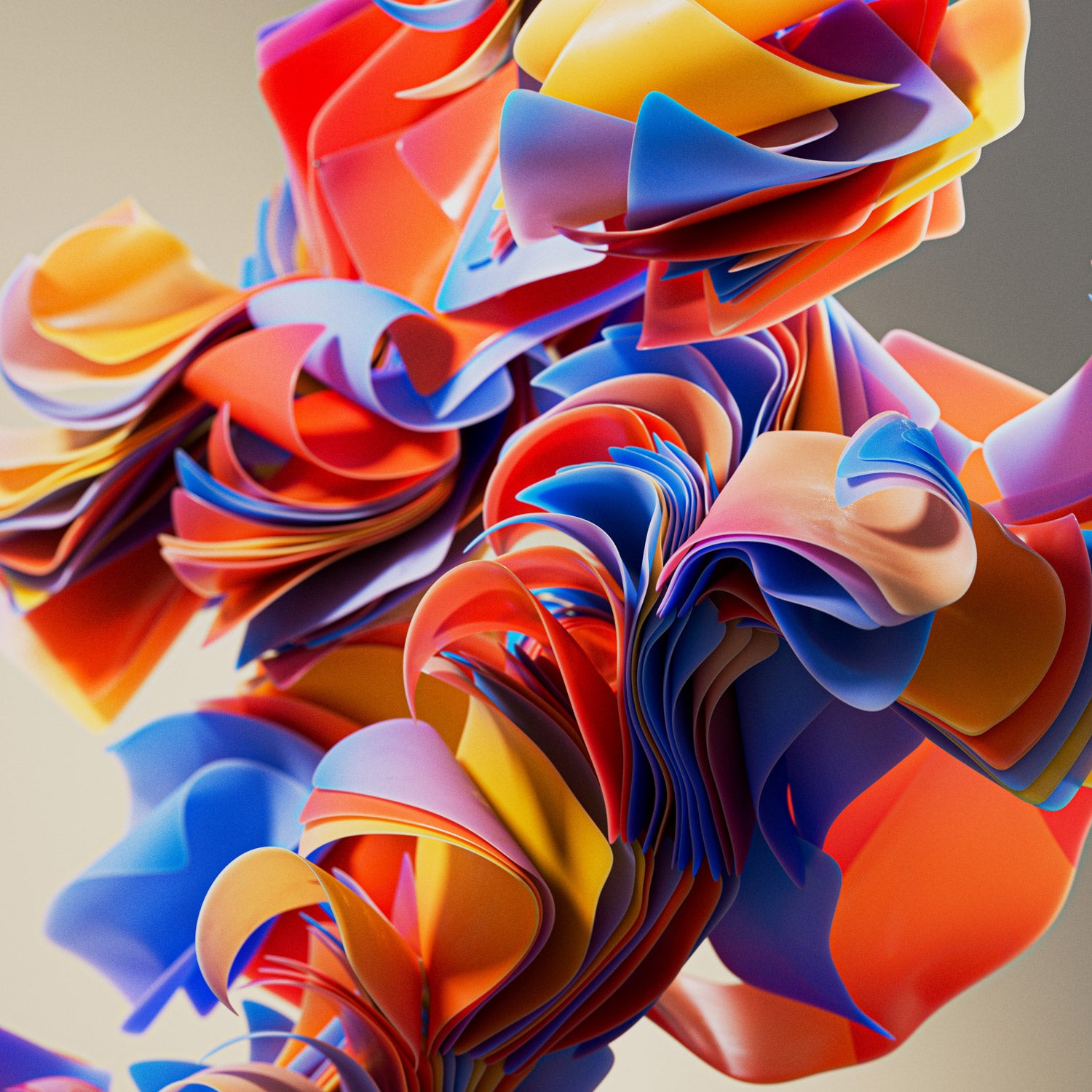 Abstract Flow – Raw & Rendered