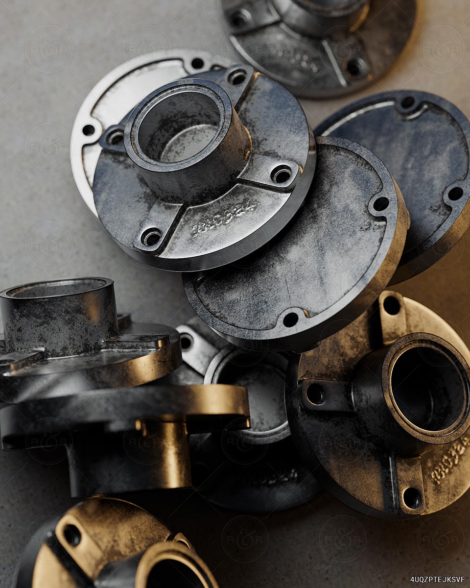 Flange – Raw & Rendered